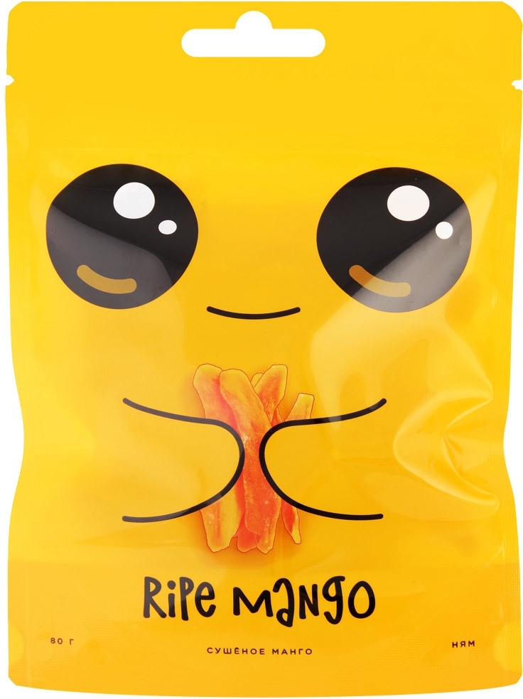 Манго сушеный натуральный Pipe Mango, Эксим Пасифик, 85 г